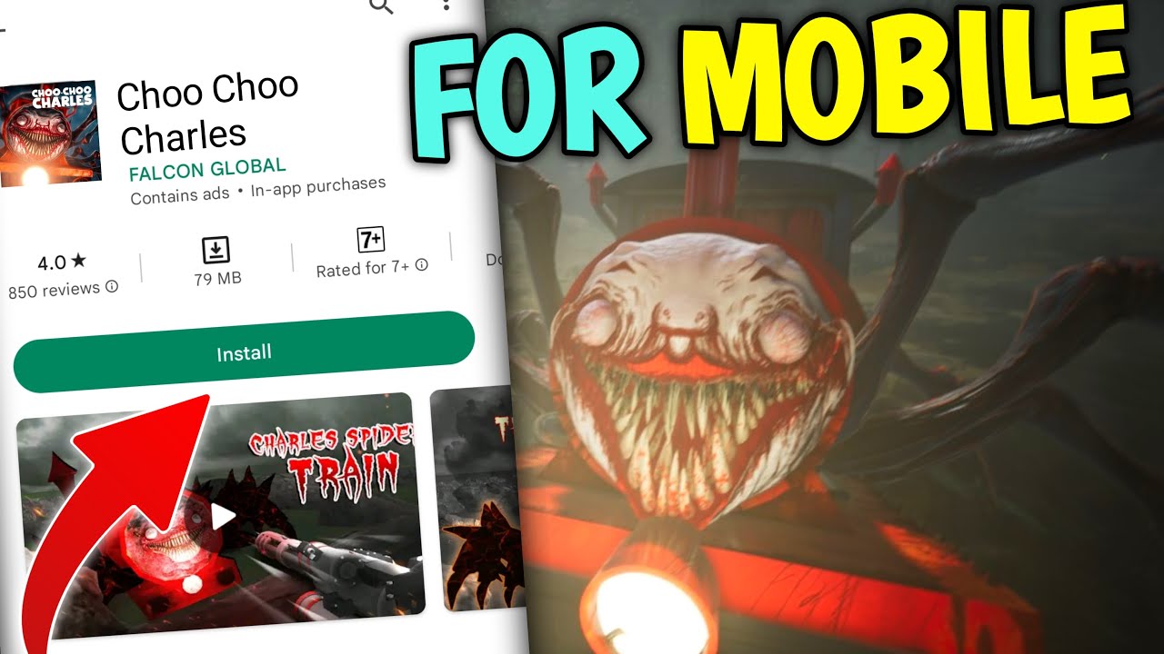 How To Play Choo Choo Charles In Mobile | How To Play Choo Choo Charles ...