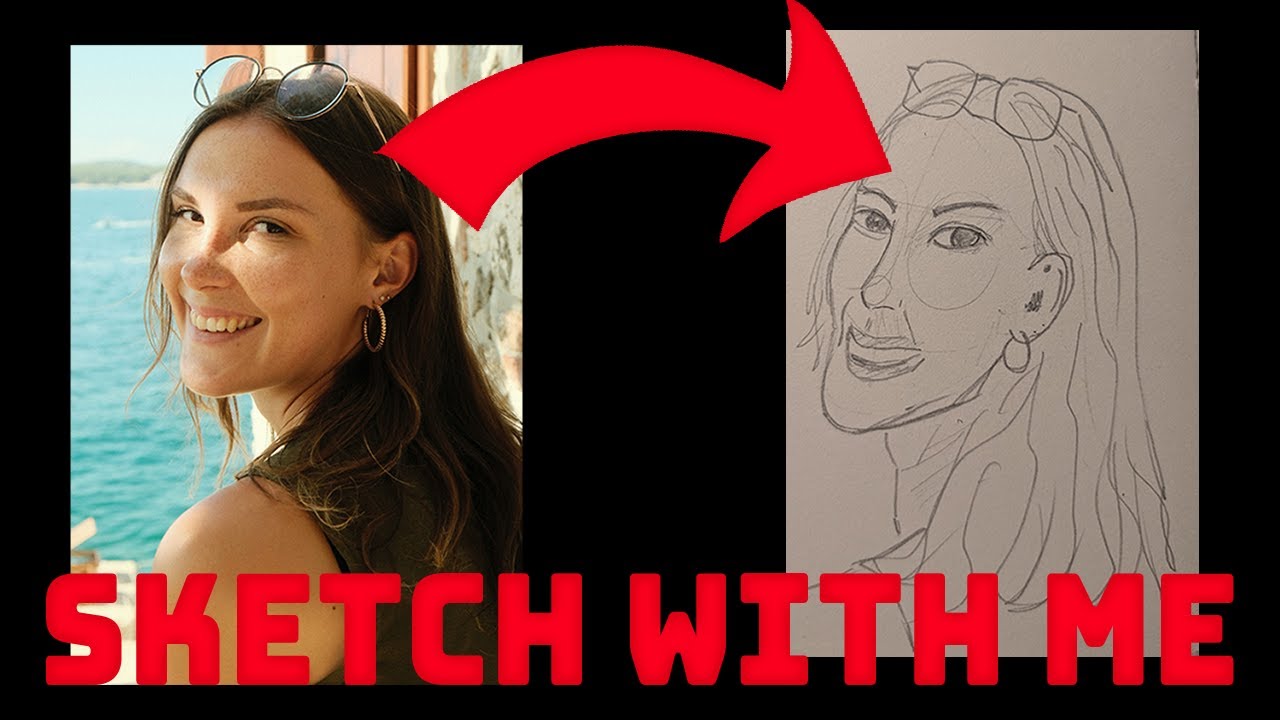 Learn how to sketch with a pencil | Daily sketching practice 19 - YouTube