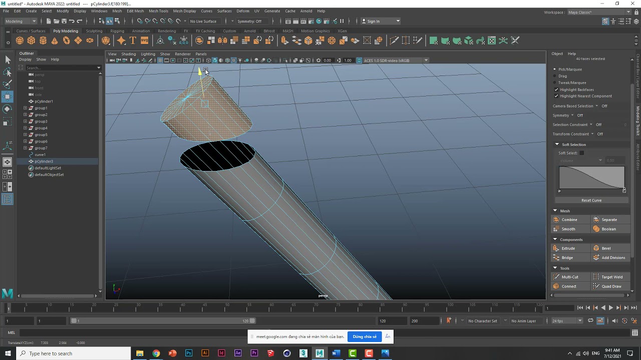 ️ Bài 14: Công cụ Multi-Cut trong Maya 3D - YouTube