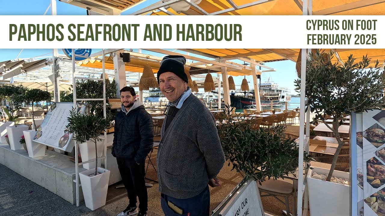 Paphos Sea Front And Harbour Walk - YouTube