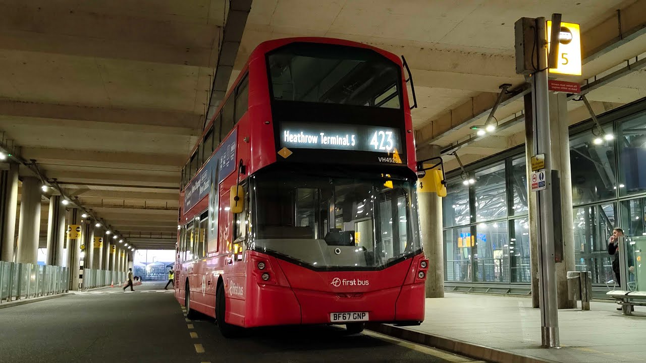 FRV: First Bus London route 423 | Hounslow Bus Station - Heathrow ...