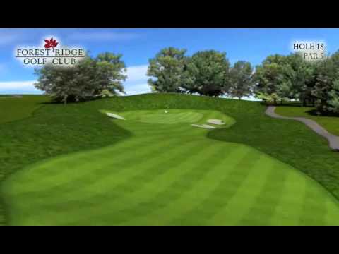 Forest Ridge Golf Course Hole 18 - YouTube