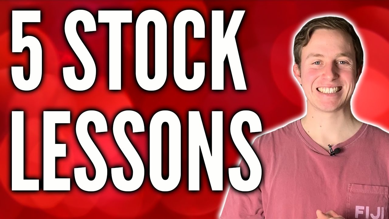 Top 5 Stock Trading Lessons I Learned This Year - YouTube