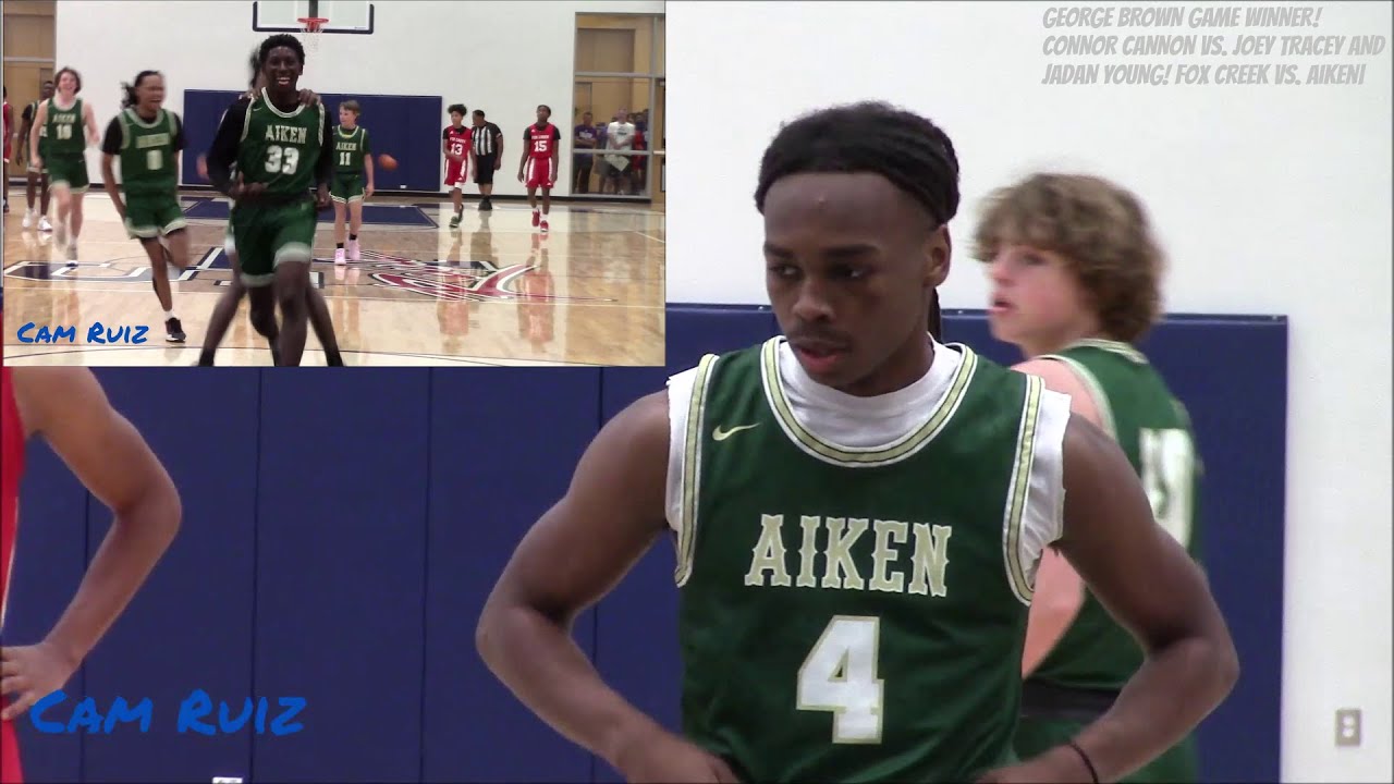 GEORGE BROWN GAME WINNER! CONNOR CANNON VS. JOEY TRACEY AND JADAN YOUNG ...