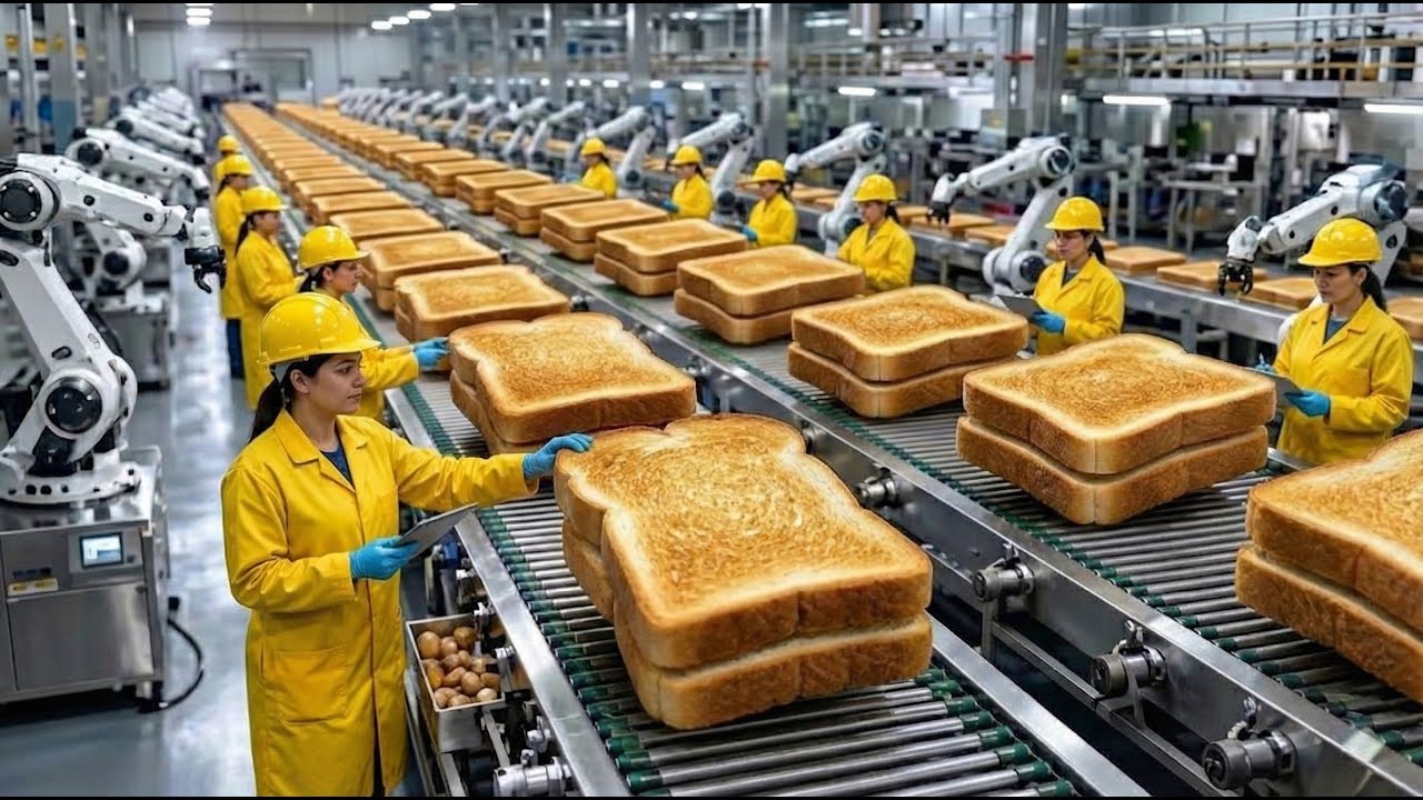 Inside a Toast Factory: Street-Style Breakfast Made at Scale - YouTube