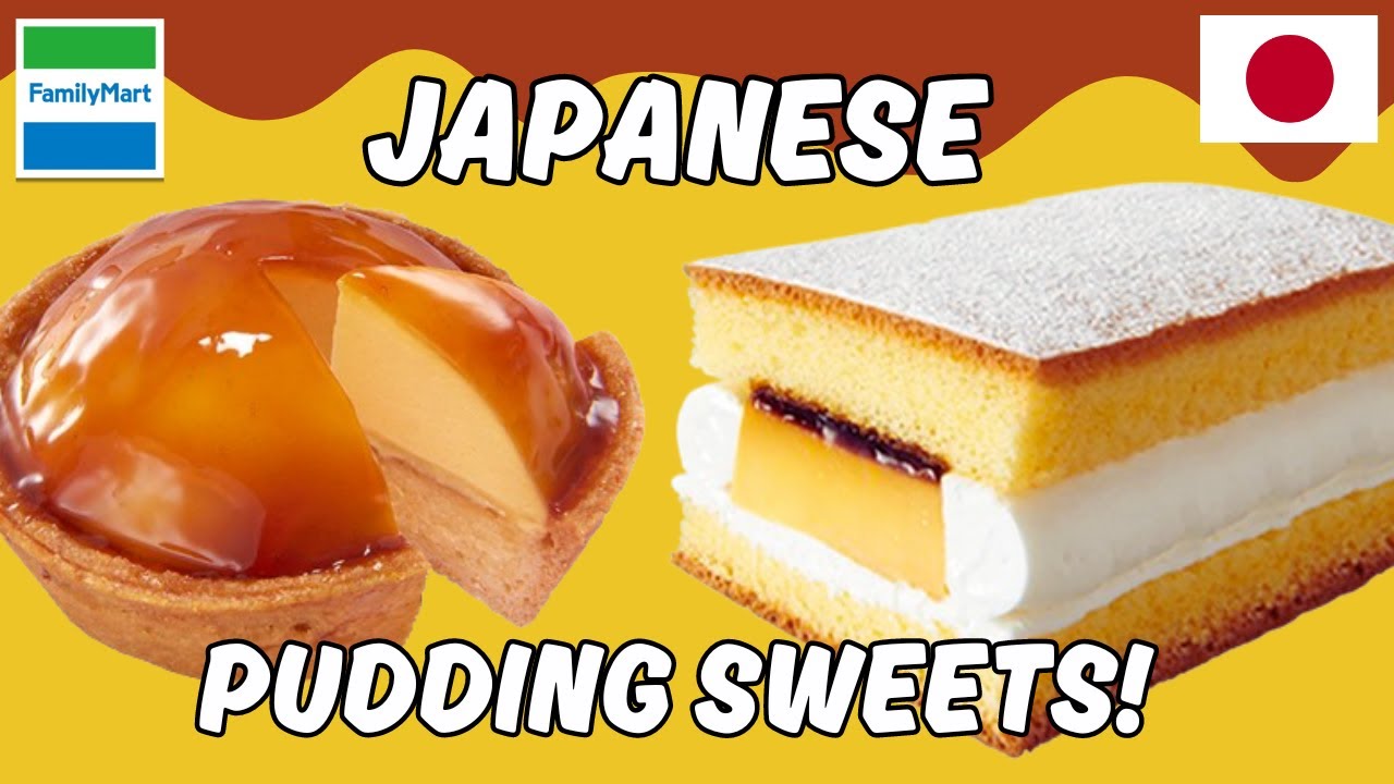 Family Mart's Pudding-Inspired Treats - Taste Test & Review - YouTube