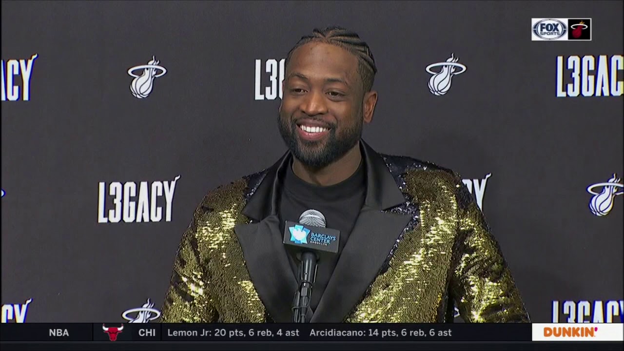 April 10, 2019 - FSS - Dwyane Wade Press Conference After his Last ...