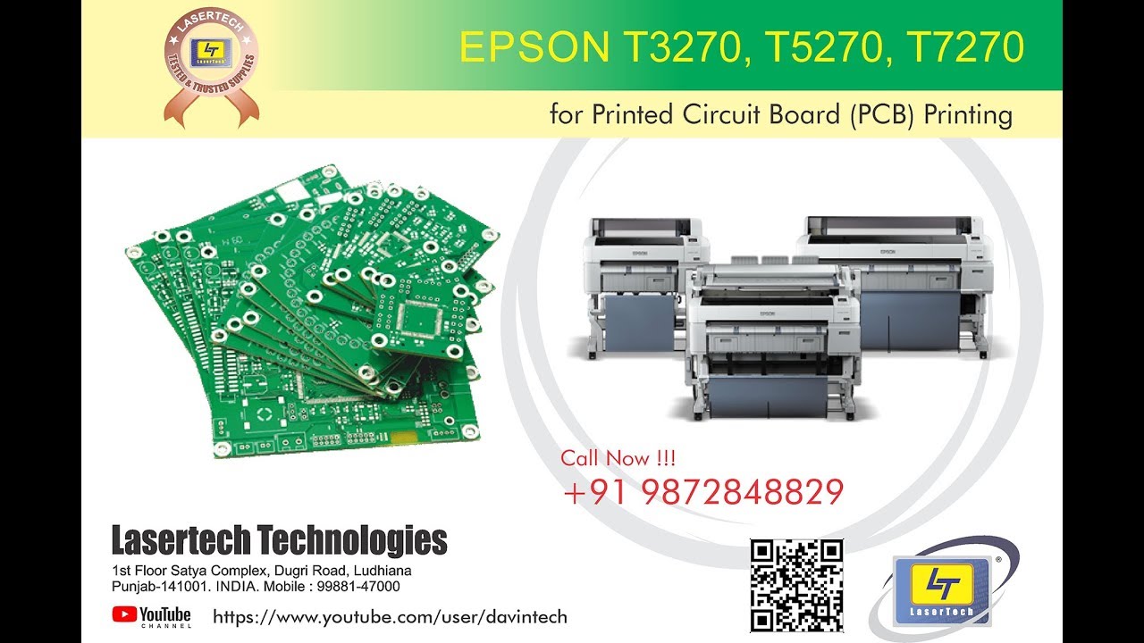 Film Printer for PCB Screen Printing - YouTube