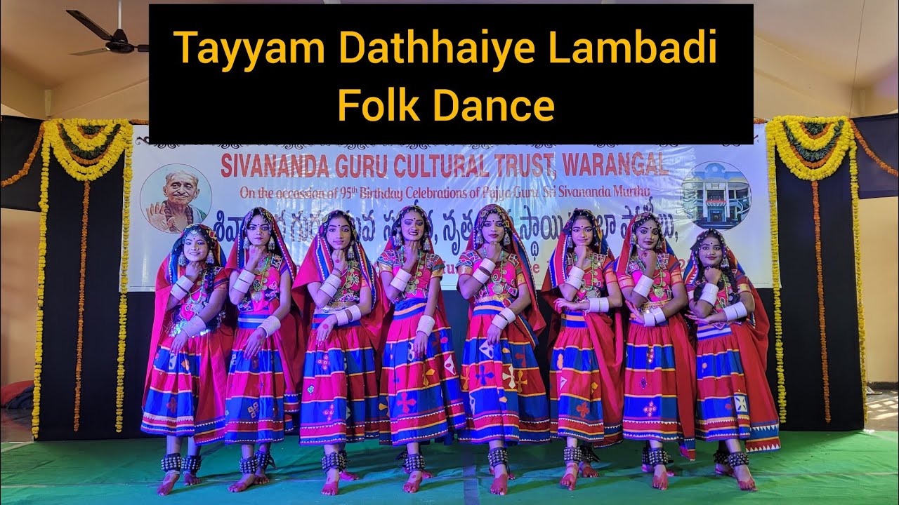 Tayyam Dathhaye Lambadi Folk Dance|| NRITYA SRAVANTHI - YouTube