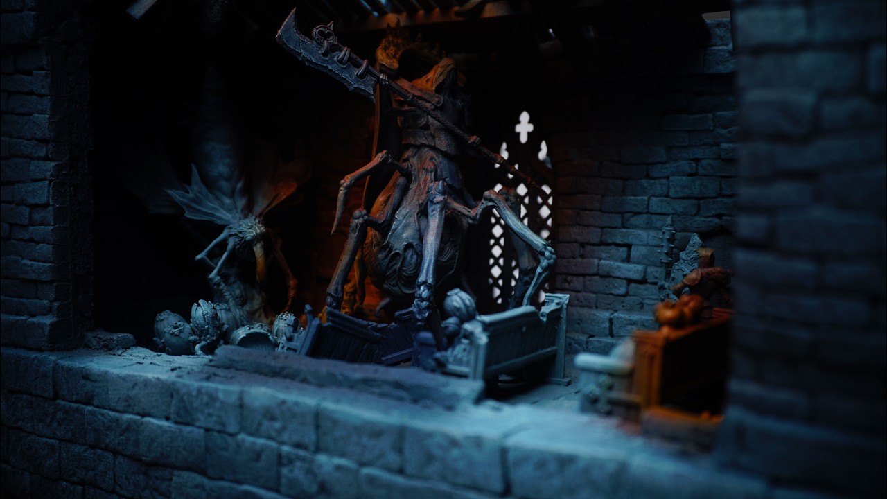 I Built a Corrupted Monastery Diorama… Something Lives Inside - YouTube