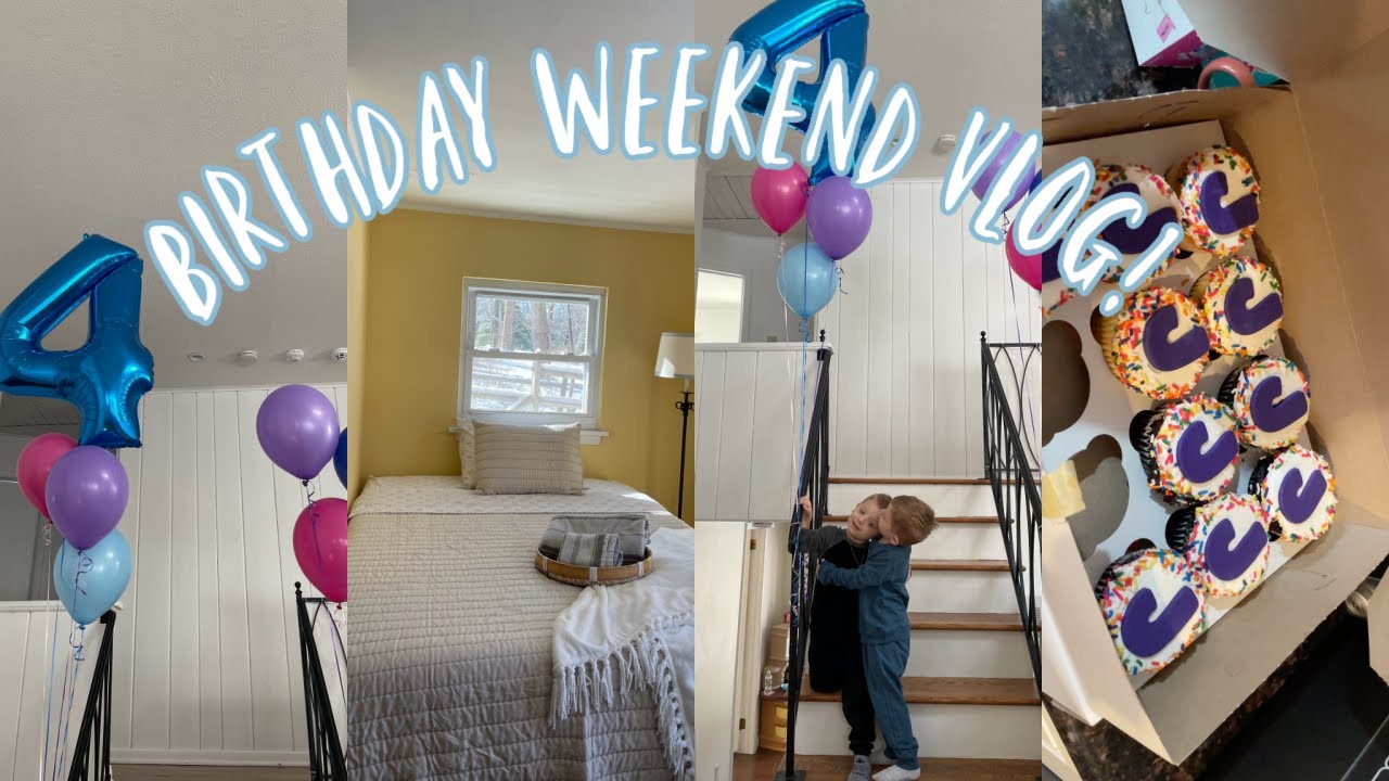Birthday weekend vlog: Final prep for family, family coming into town ...