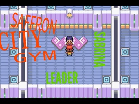 Saffron Gym Leader Sabrina/ pokemon fire red - YouTube