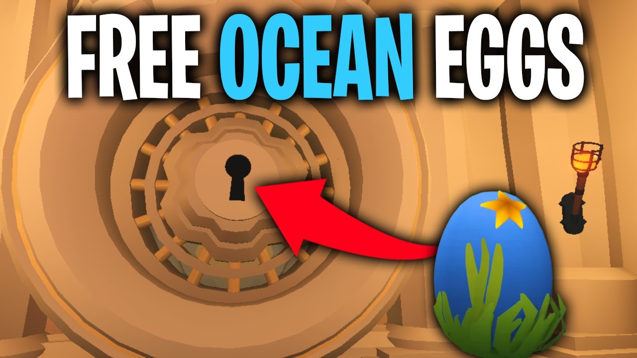 This *SECRET* VAULT Gives FREE OCEAN EGGS in Adopt Me! - YouTube