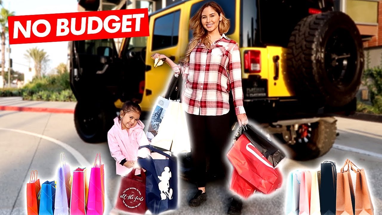 THE GIRLS DO THE NO BUDGET SHOPPING CHALLENGE!!! - YouTube