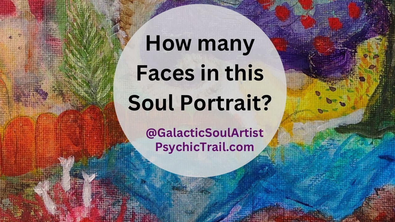 How Many Faces in This Past Life Portrait? #pastlifeart # ...