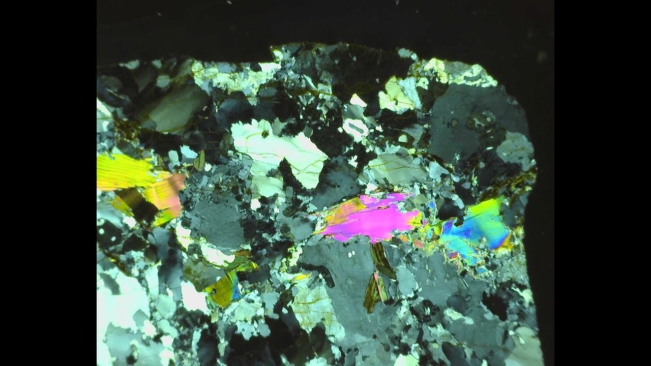 Lunar Meteorites in New Hampshire, Thin Sections in Polarized Light ...