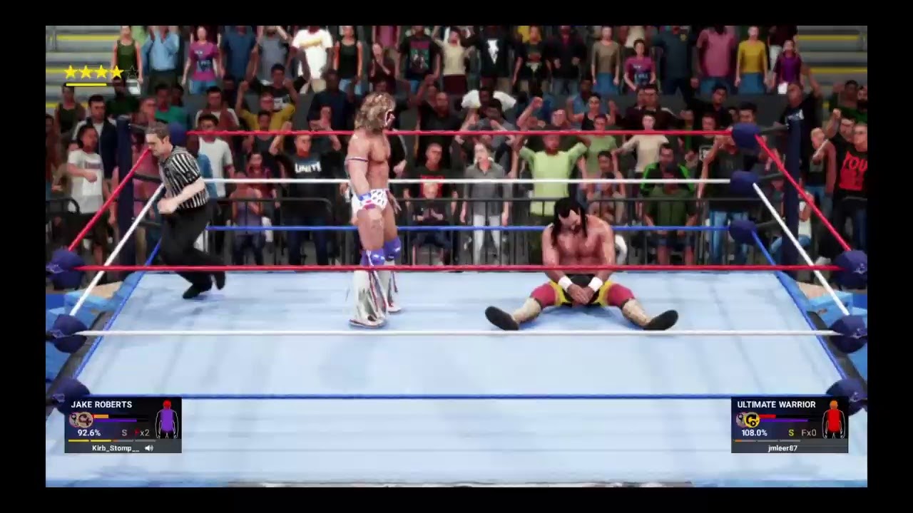 Jake Roberts Vs. Ultimate Warrior (Week 4/Normal\Classic\RSTR) - YouTube