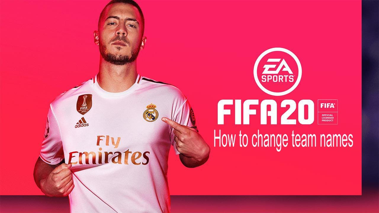 FIFA 20 how to change team names - YouTube