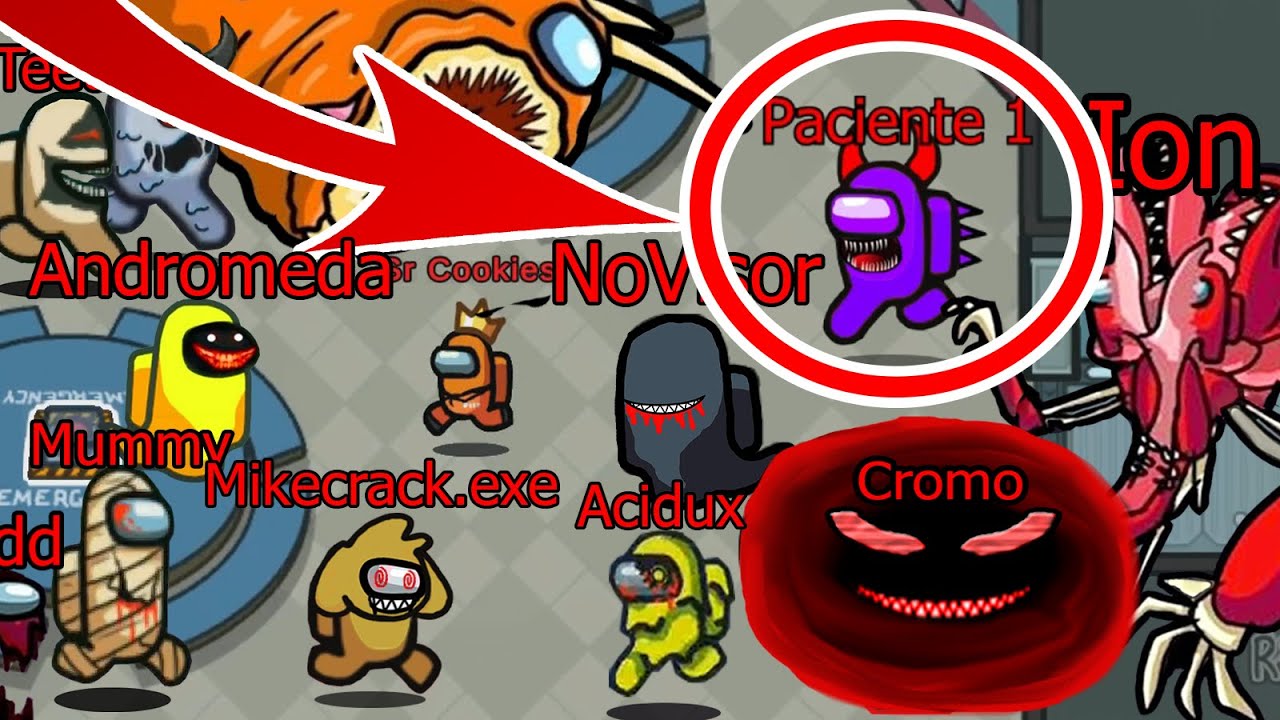 La NUEVA TRANSFORMACION De PACIENTE 0 😱 MIKECRACK.EXE En AMONG US 😨 ...