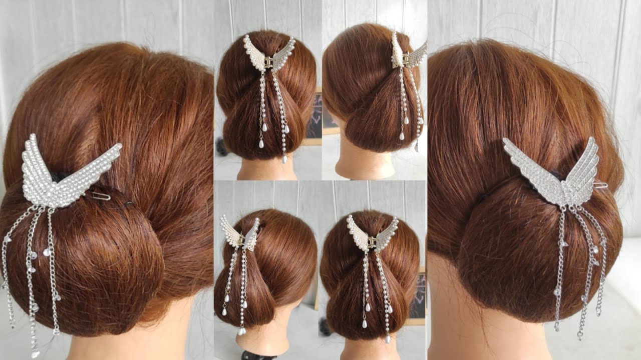 Tutorial 2 gaya Sanggul Modern untuk Pemula - YouTube