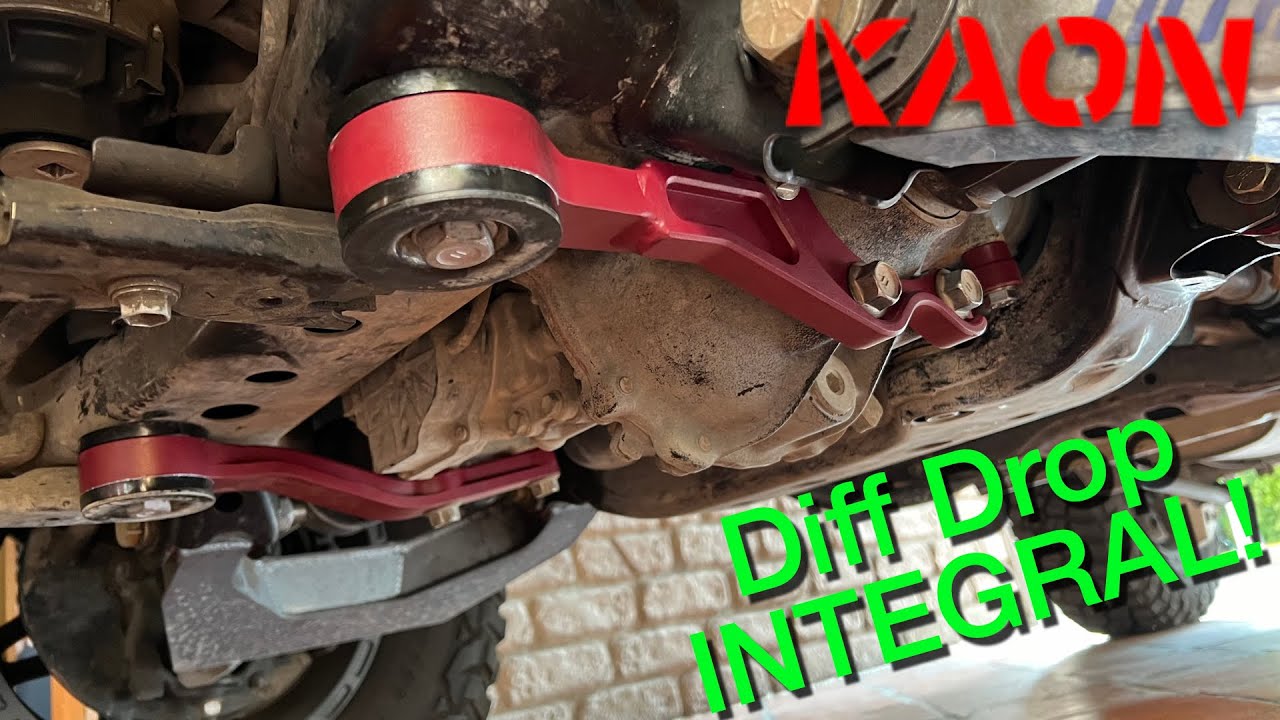 Toyota FJ Cruiser: Diff Drop INTEGRAL Kaon (CV Joint alignment) - YouTube