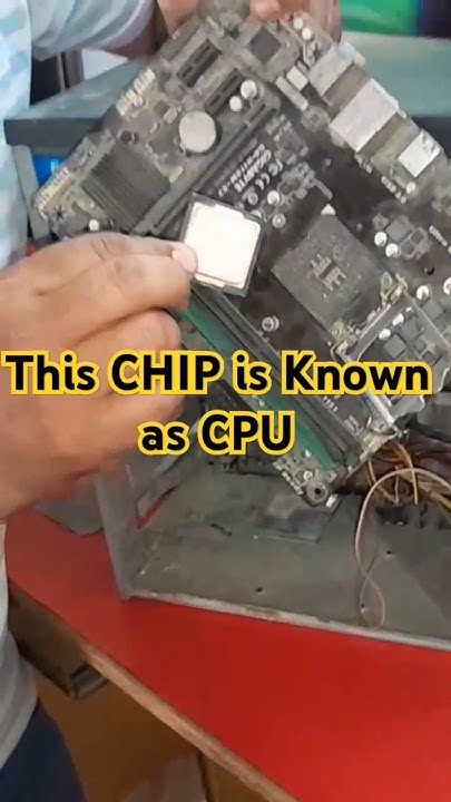 This CHIP is Known as CPU #computer #cpu #computereducation #computerknowledge - YouTube