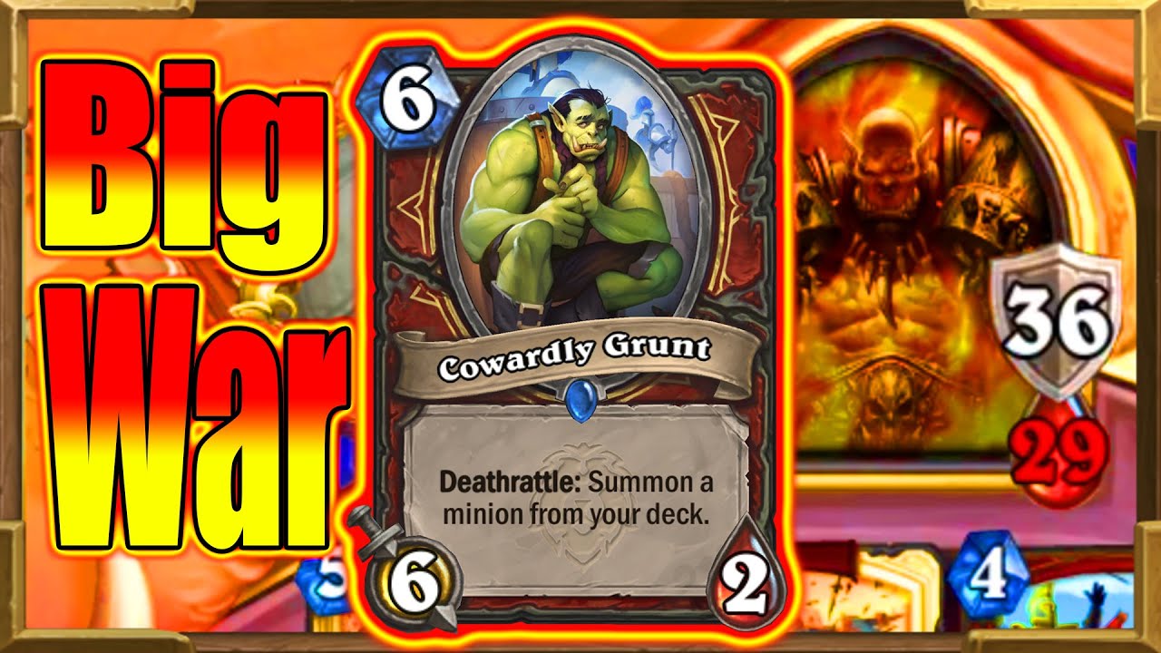 CRUSHING The META With BIG Control Warrior! Lothar & Rattlegore Are ...