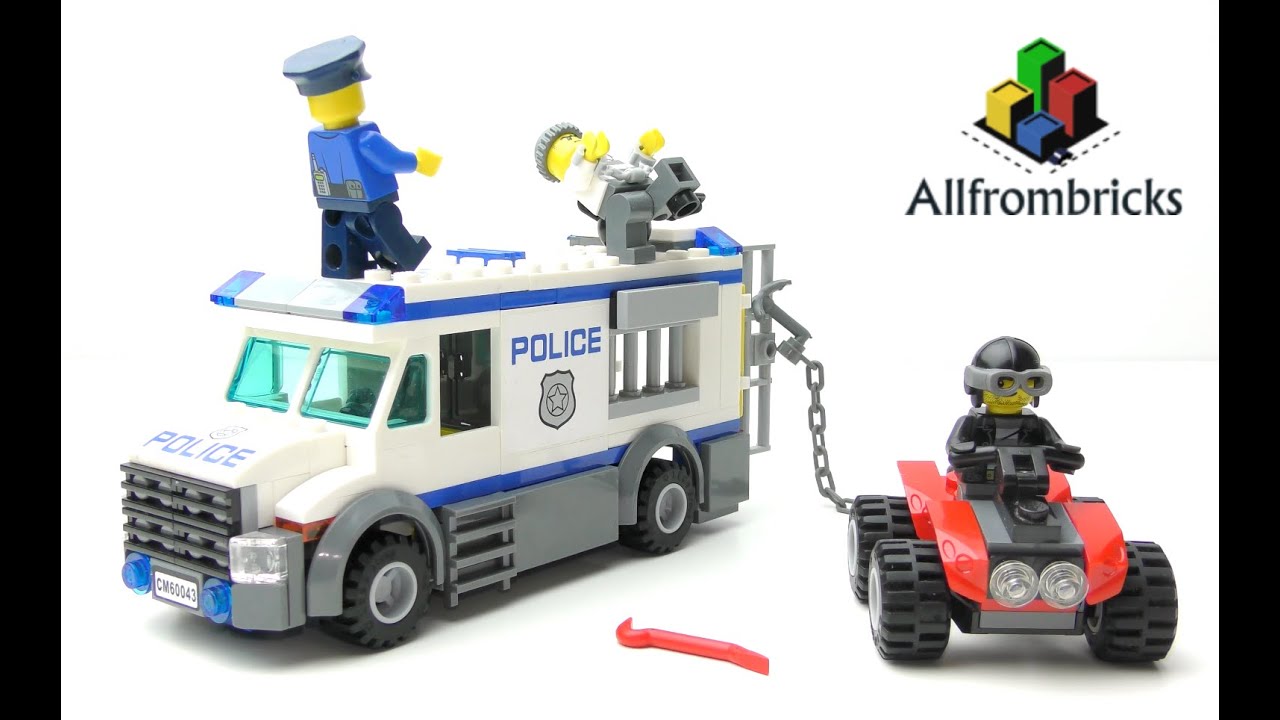 Lego City 60043 Prisoner Transporter - Speed Build 4K - YouTube
