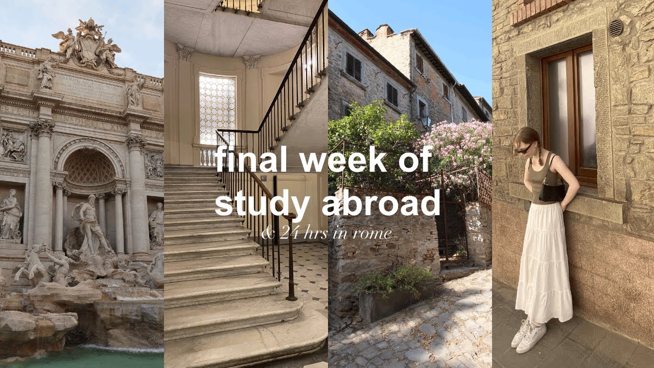 final week of study abroad & 24 hours in rome - YouTube