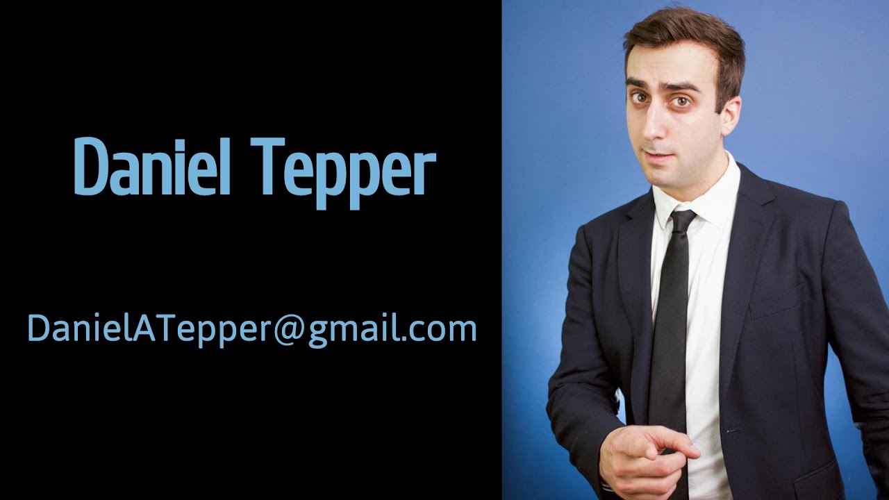 Daniel Tepper Actor/Musical Comedian Reel - YouTube