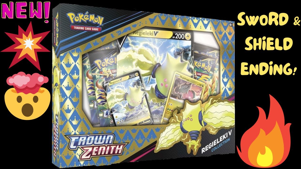 Crown Zenith Regieleki V Collection Box! Pokémon Card Opening. - YouTube