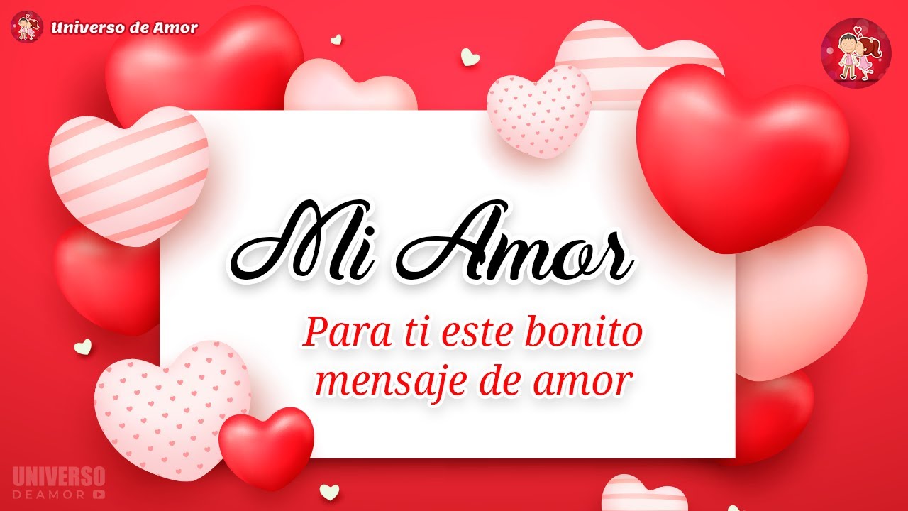 MI AMOR Gracias por enseñarme lo bonito que es amar 💝 Hermoso mensaje ...