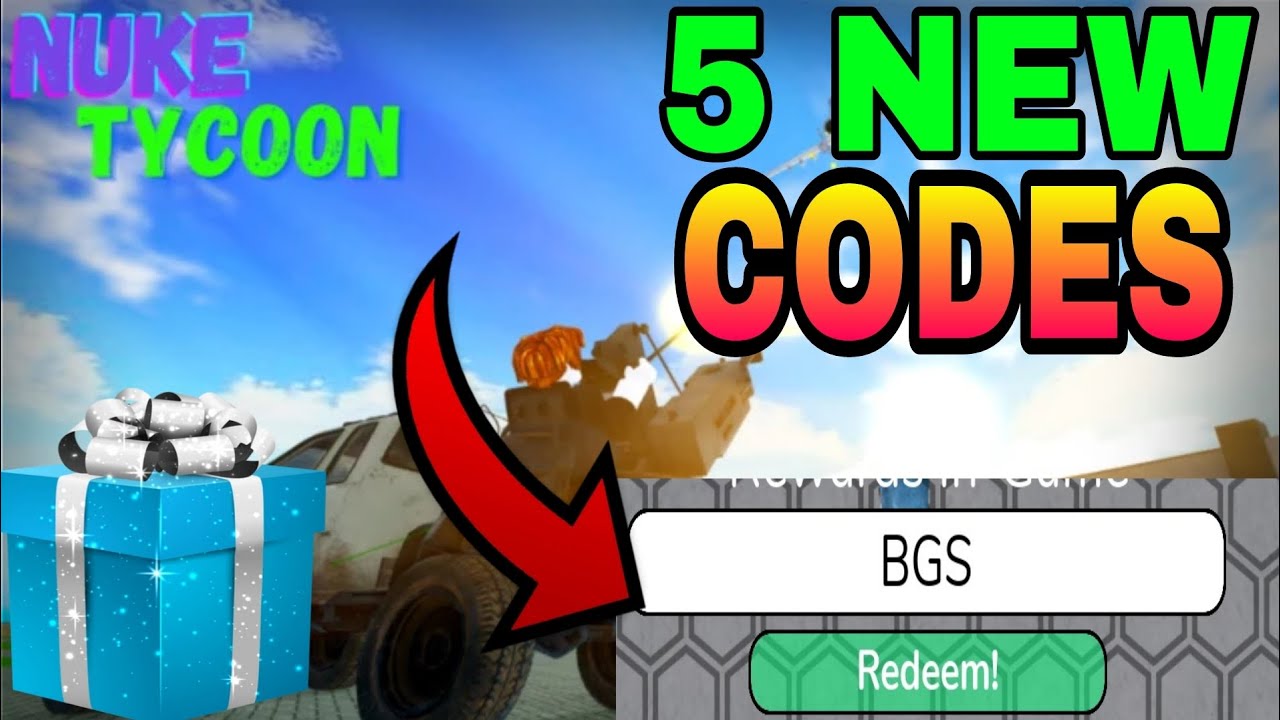 All New *Secret Codes* ☢️Nuke Tycoon Nuclear☢️[F-86] - Codes for Nuke ...
