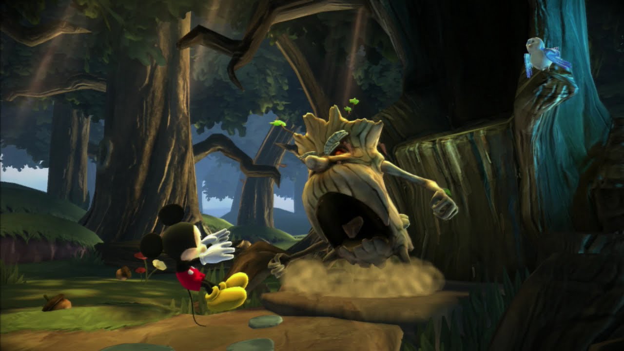 Castle of Illusion HD Starring Mickey Mouse Part 1 Enchanted Forest ...