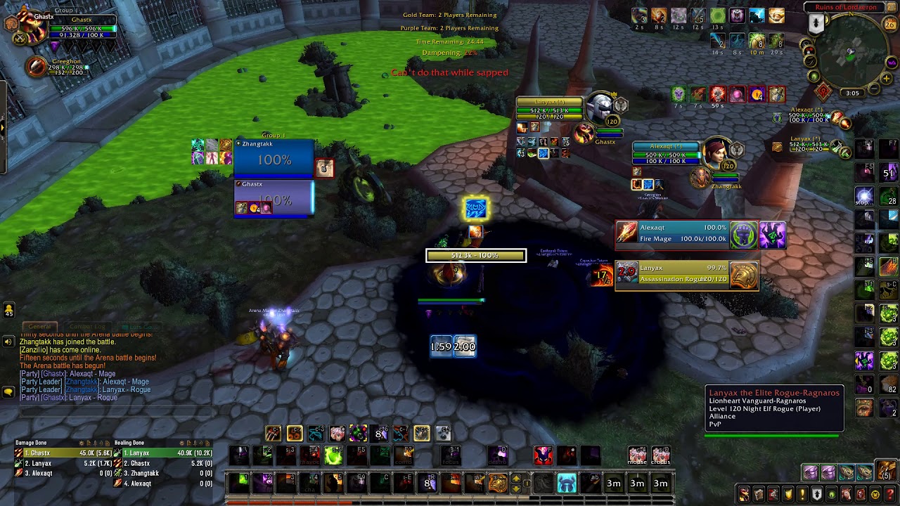 World Of Warcraft Retail Own 2v2 2 1k Youtube
