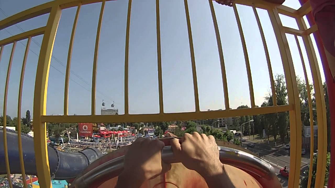 Megapipe la Aqua Magic in Mamaia/Constanta (filmare interior/onride ...