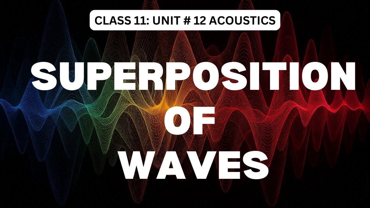 Superposition of Waves, Constructive & Destructive Interference -Unit #12 Acoustics-Class 11 ...
