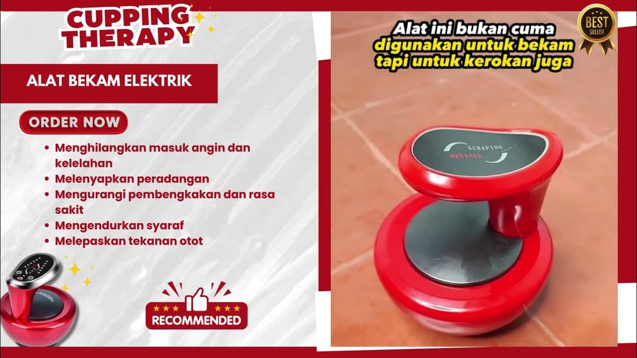 Alat Bekam dan Kerokan Elektrik Ampuh Mengatasi Masuk Angin dan Pegal-Pegal - YouTube