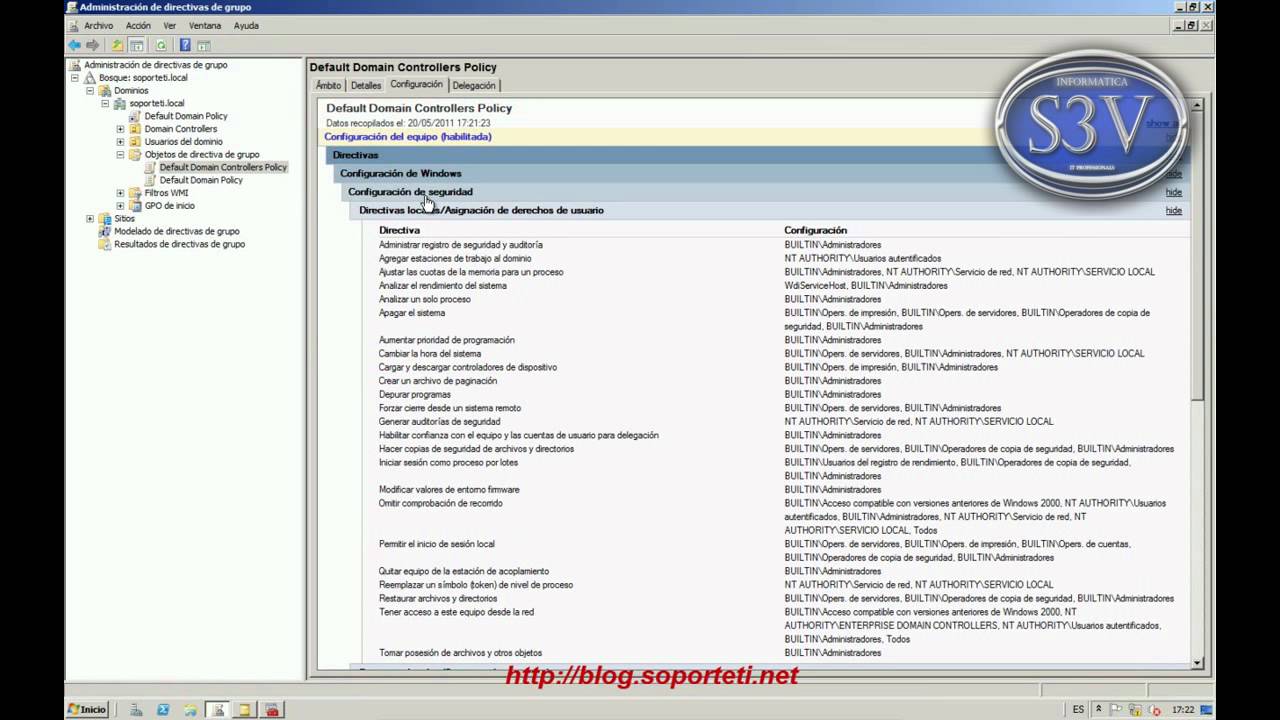 Windows Server 2008 - Inicio sesion local - YouTube