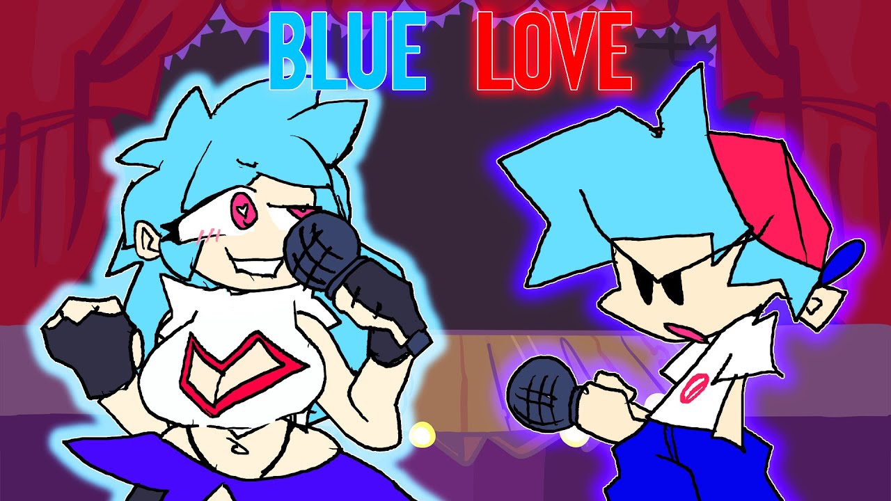 Blue Love - Robert but Skyblue and BF Sing it[FLP] Friday Night Funkin ...