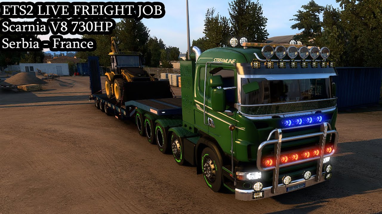 Euro Truck Simulator 2|Wheel Loader| Serbia - France| Logitechg29 ...