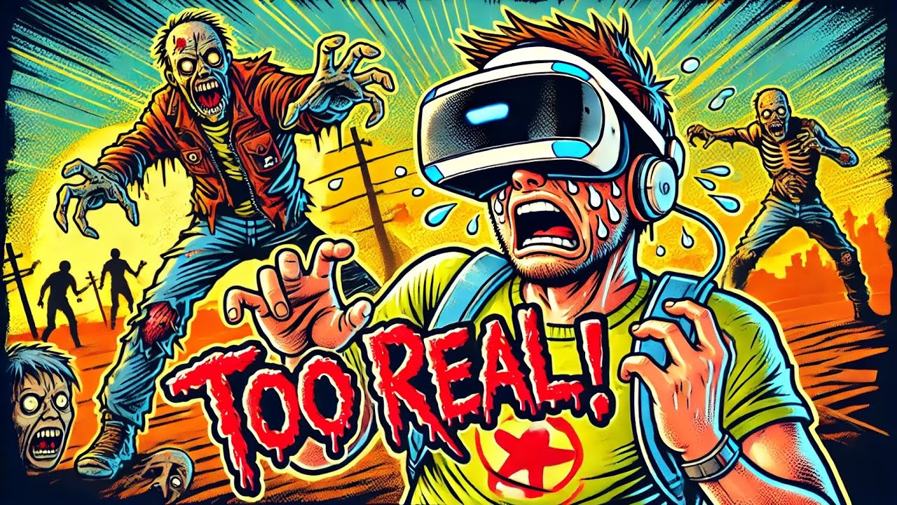 This VR Zombie Game is TOO Real to Handle! | Arizona Sunshine (Part 1 ...