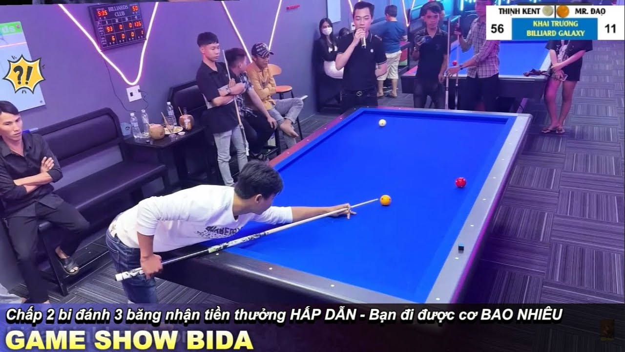 Game Show Bida 2 bi đánh 3 băng nhận tiền thưởng hấp dẫn cùng ido Thịnh ...