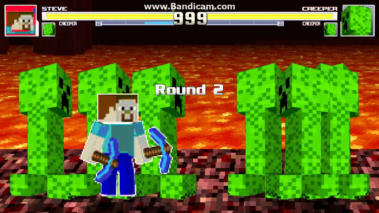 MUGEN&Minecraft クリーパー祭りwwwwwww - YouTube