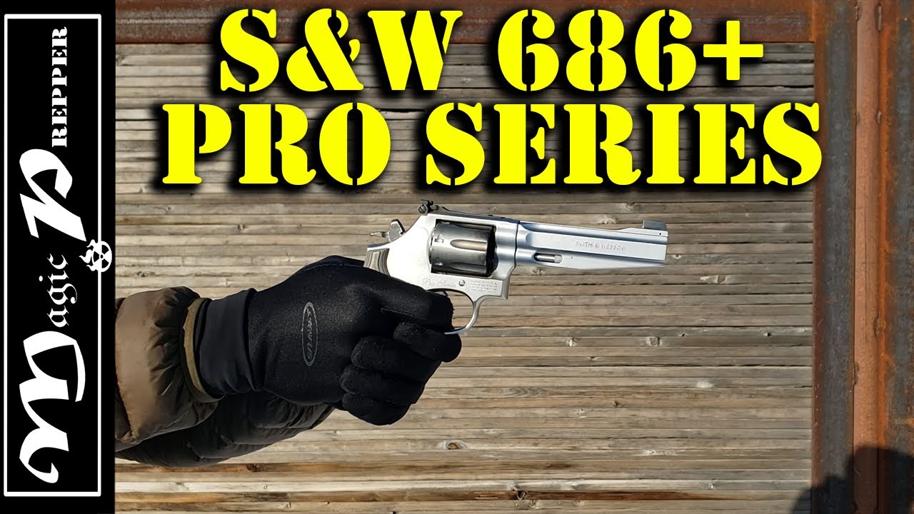 S&W 686 Plus Pro Series Revolver .357 MAG Shooting Review - YouTube