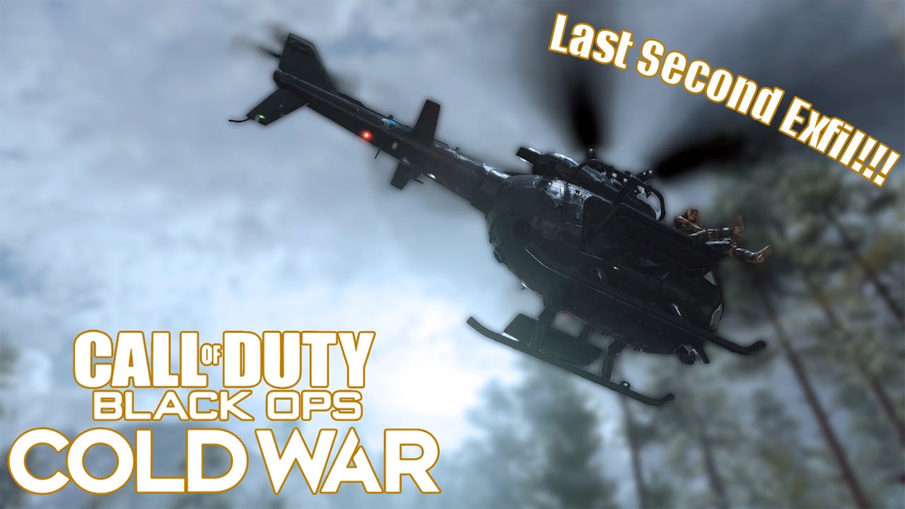 Cold War Last second Exfil!!! - YouTube