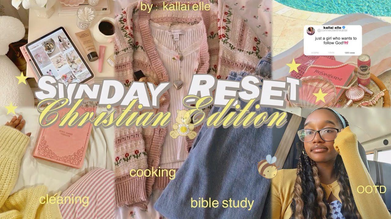 SUNDAY RESET⭐️ *Christian Edition* | Getting Ready for Church ...