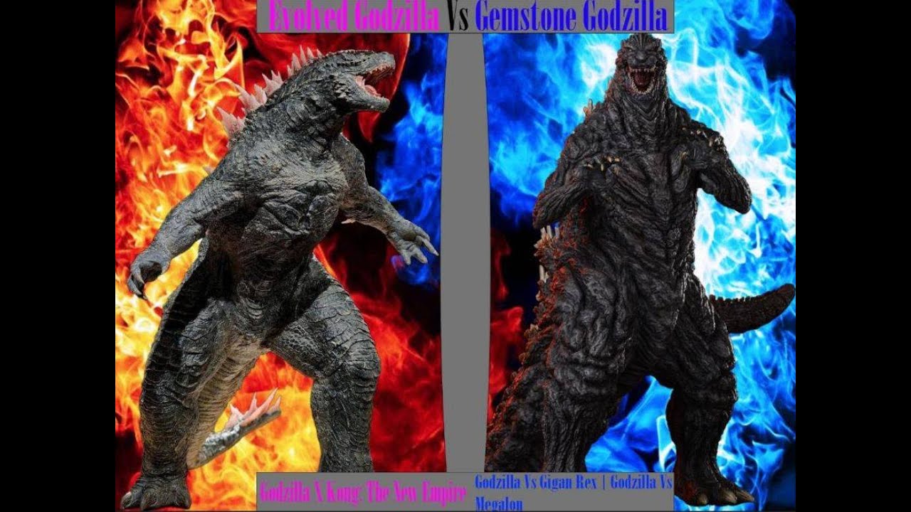 Evolved Godzilla Vs Gemstone Godzilla Who would win? - YouTube