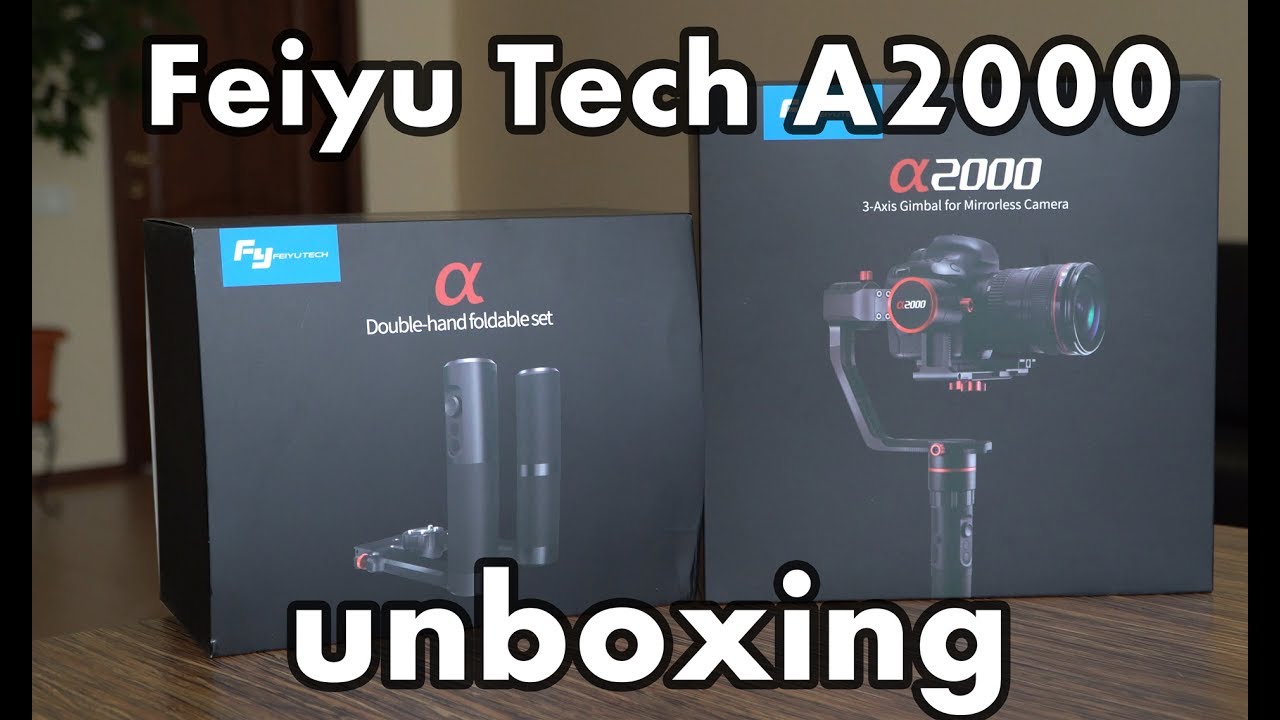 Стедикам Feiyu Tech A2000 - Распаковка, настройка / Unboxing Video ...