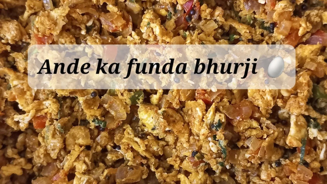 Anda Bhurji Recipe Cooking video Home Basic cooking 🍳 - YouTube